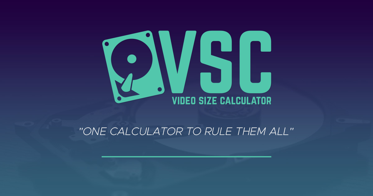 Video Size Calculator
